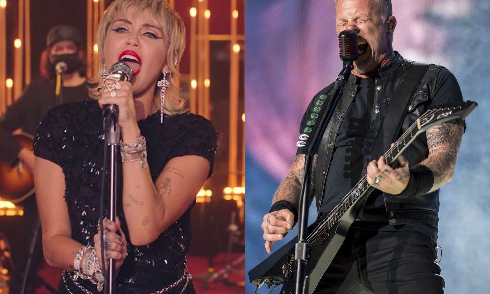 Miley Cirus está grabando un álbum de covers de Metallica